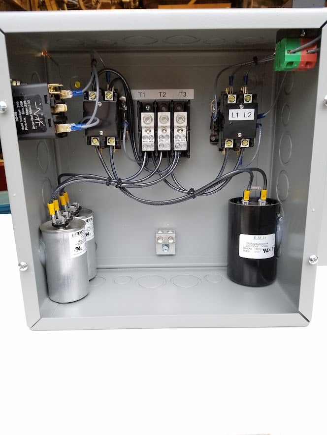 7.5HP Cnc Balanced 3 Phase Rotary Converter Panel | Croman Converters