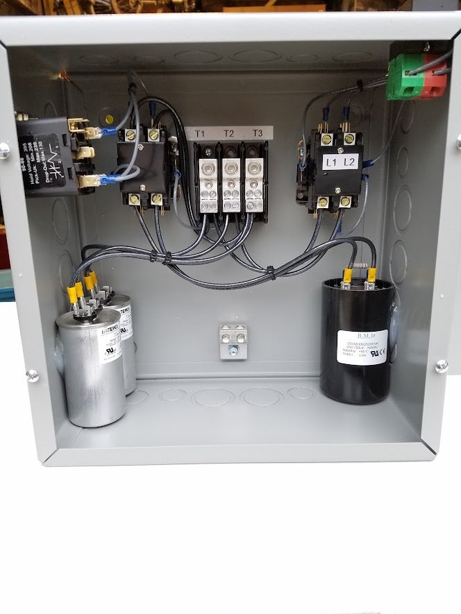 7.5HP Cnc Balanced 3 Phase Rotary Converter Panel | Croman Converters